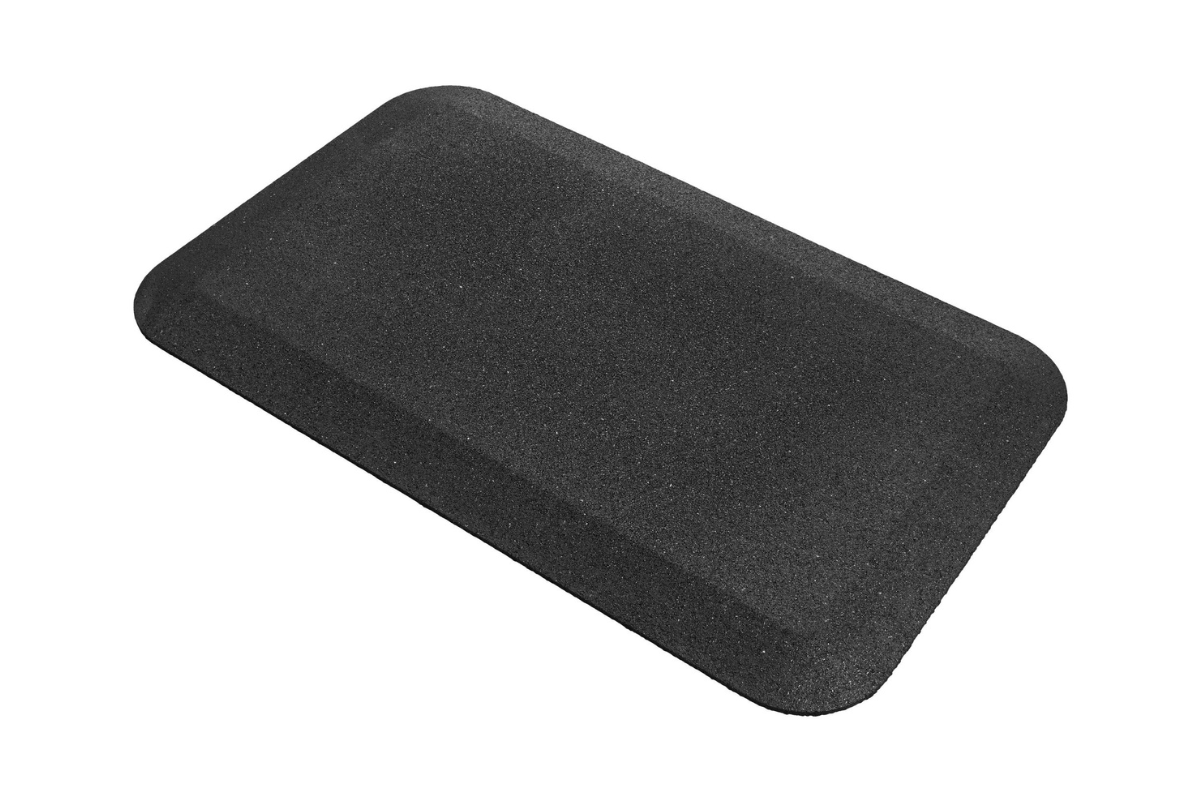 Black Rubber Playground Wear Mats | Swing & Slide Impact Protection